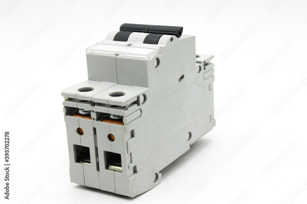 A picture of MCB isolated on white background Stock Photo | Adobe Stock