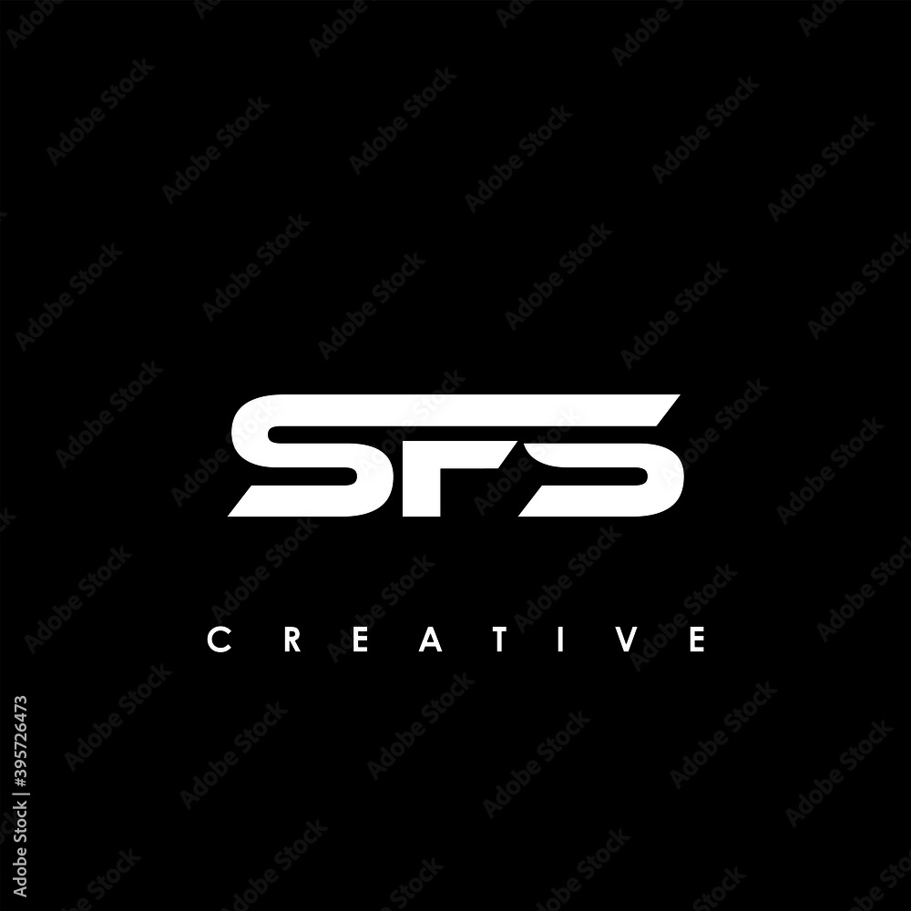SFS Letter Initial Logo Design Template Vector Illustration Stock ...