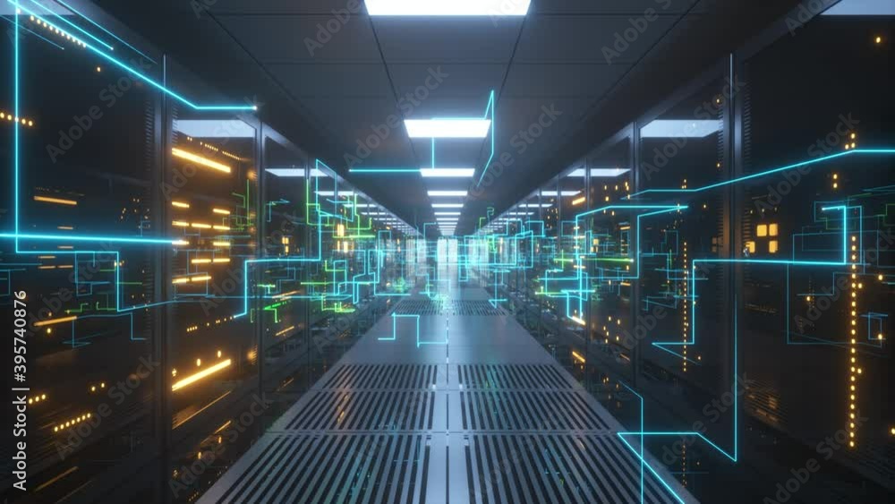 Digital information travels through fiber optic cables through the ...