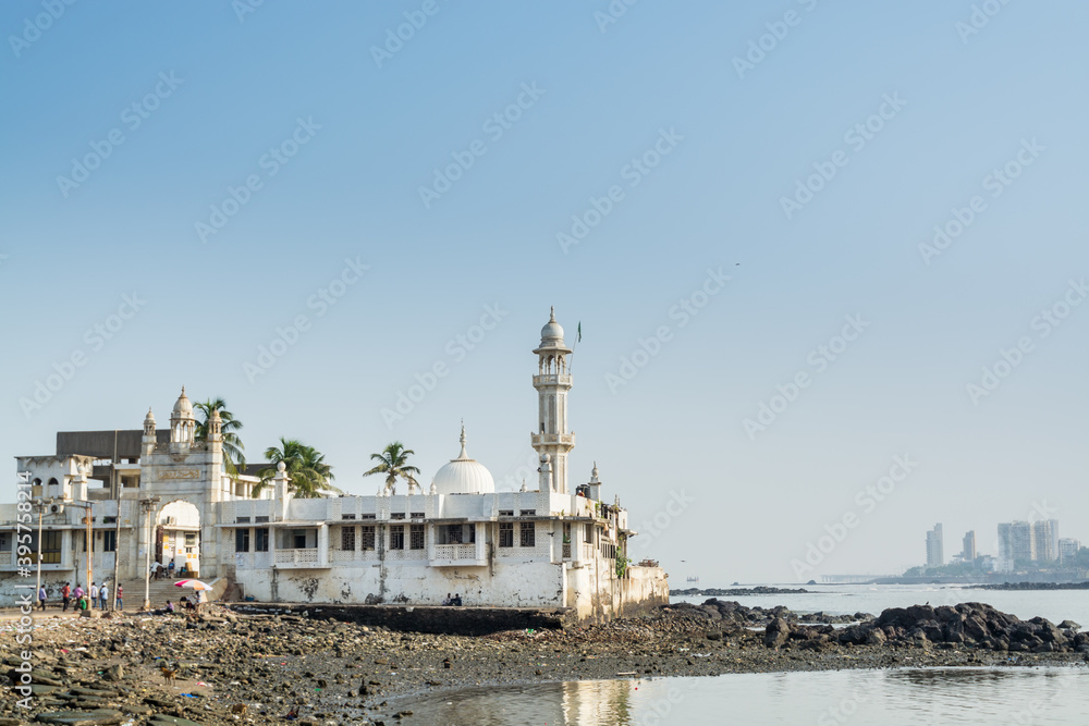 Haji Ali Mosque in Mumbai, built in 1431 and is one of the famous ...