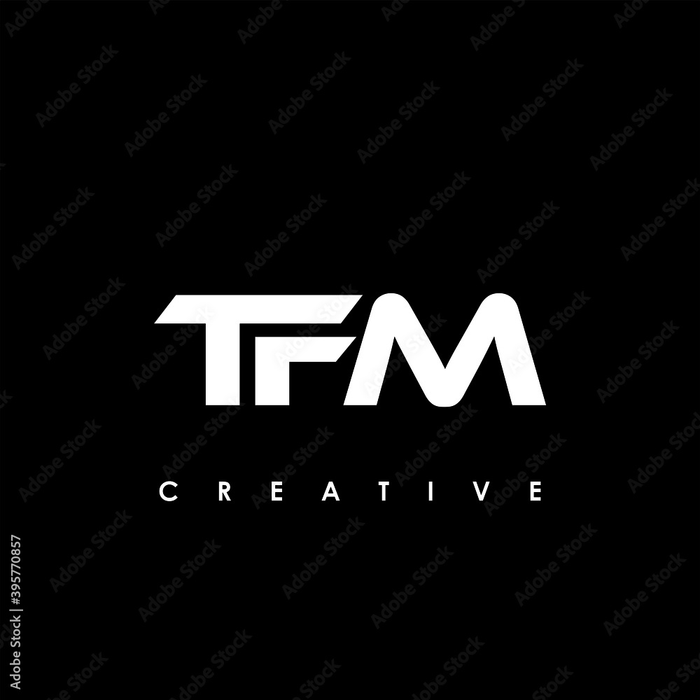 TFM Letter Initial Logo Design Template Vector Illustration Stock ...