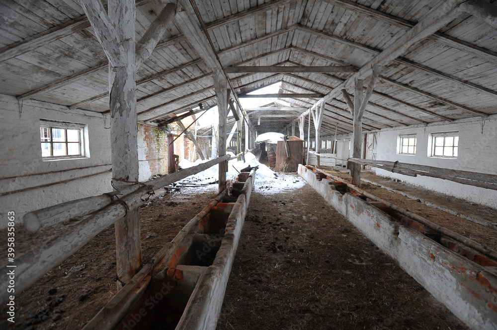 Farm in abandoned village of Chernobyl zone Stock Photo | Adobe Stock