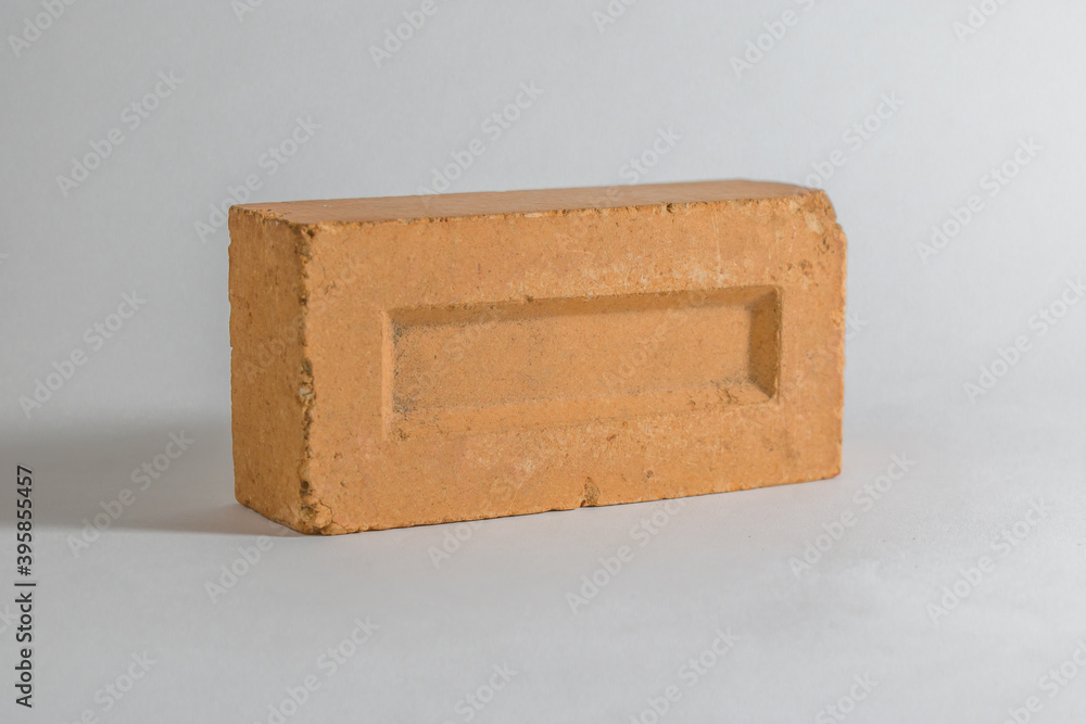 Tabique o ladrillo usado para la construcción, ladrillo rojo recocido ...