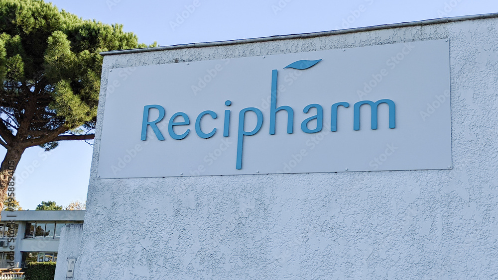 Recipharm logo and sign of Pharmaceutical outsourcing laboratory ...