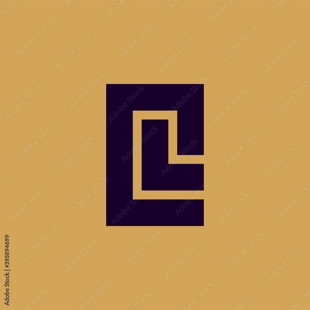 logo CL or LC monogram logo initial handmade for clothing, apparel ...