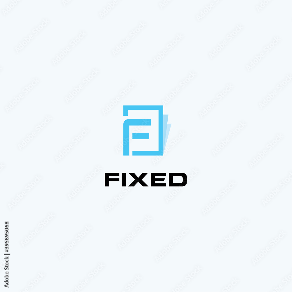 Document linear style vector logo concept. Page isolated icon on white ...