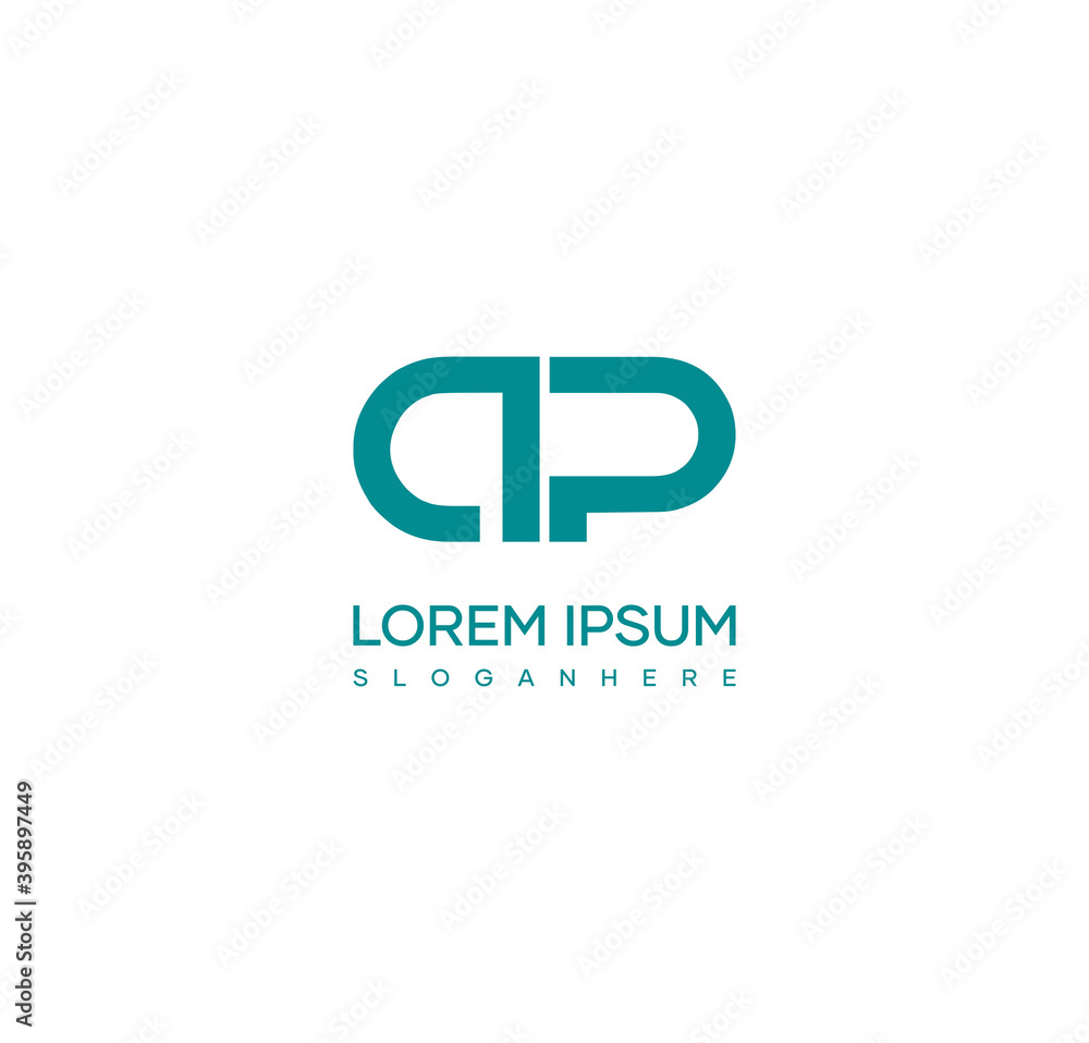 Letter AP alphabet logo design vector. The initials of the letter A and ...