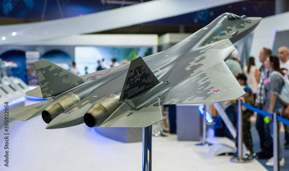 August 30, 2019. Zhukovsky, Russia. layout of the fifth-generation ...