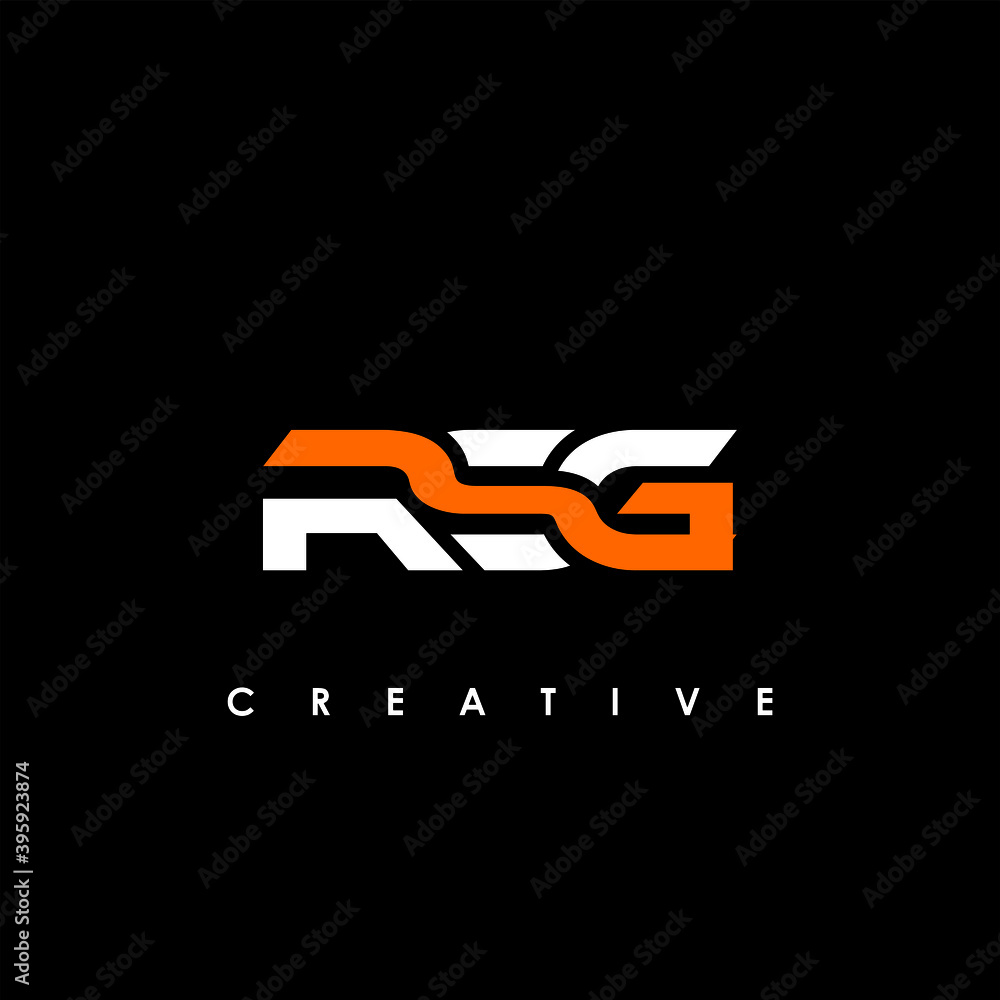 RSG Letter Initial Logo Design Template Vector Illustration Stock ...