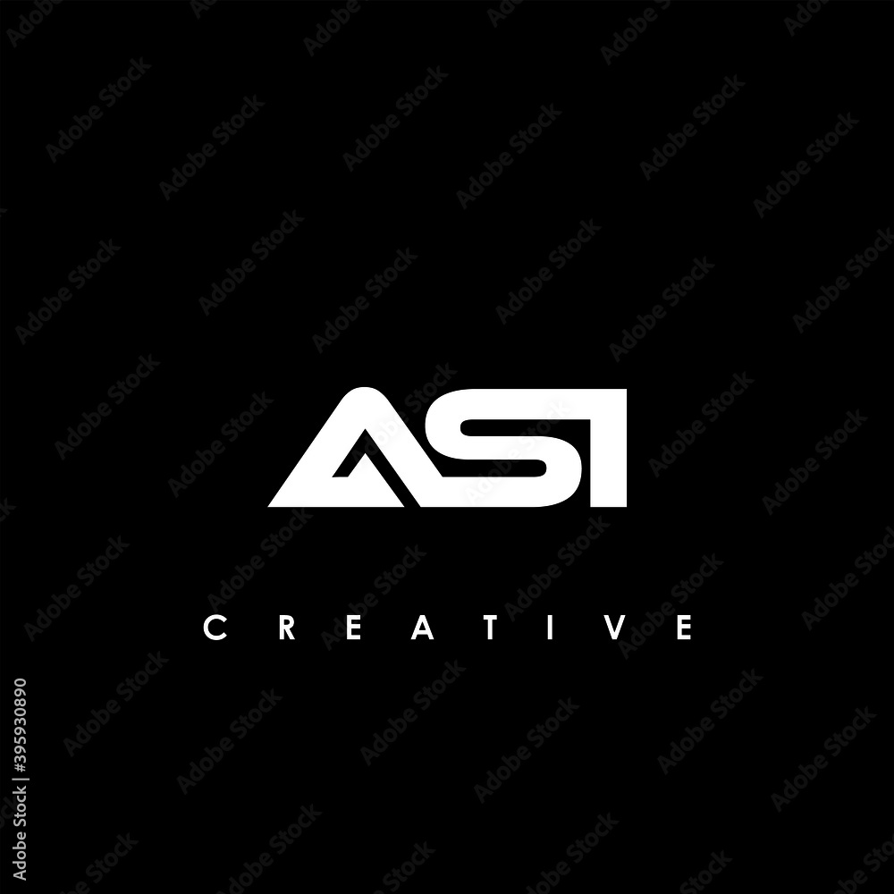 ASI Letter Initial Logo Design Template Vector Illustration Stock ...