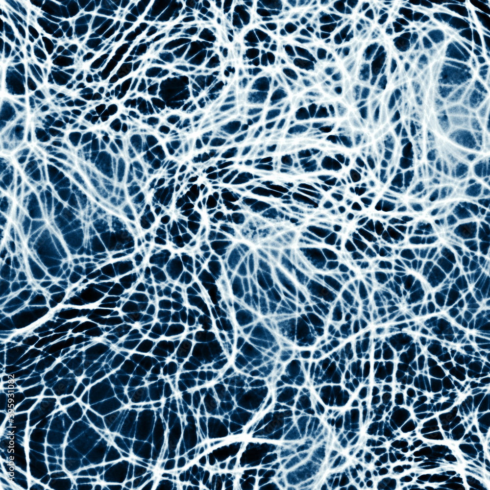 Organ tissue under microscope. Mesh of neurons. Seamless texture ...