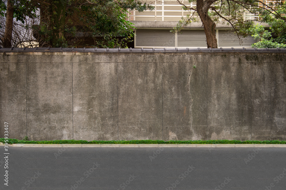 street wall background ,Industrial background, empty grunge urban ...