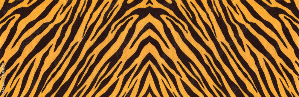 Background with a pattern of tiger stripes, tiger color. Tiger skin ...