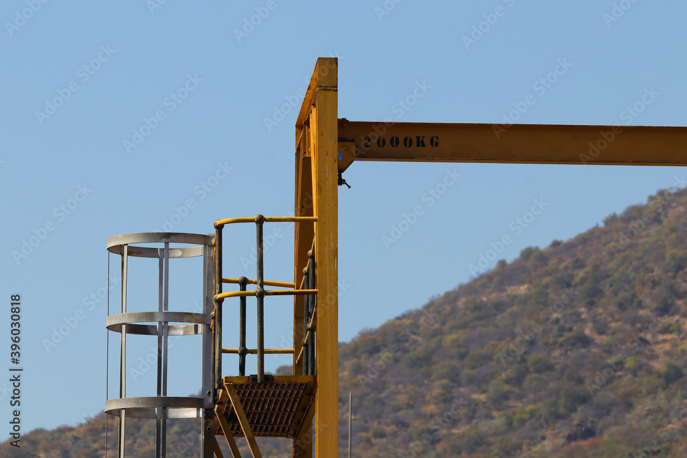Industrial Loading Hoist Structure With Platform, Burgersfort, South ...