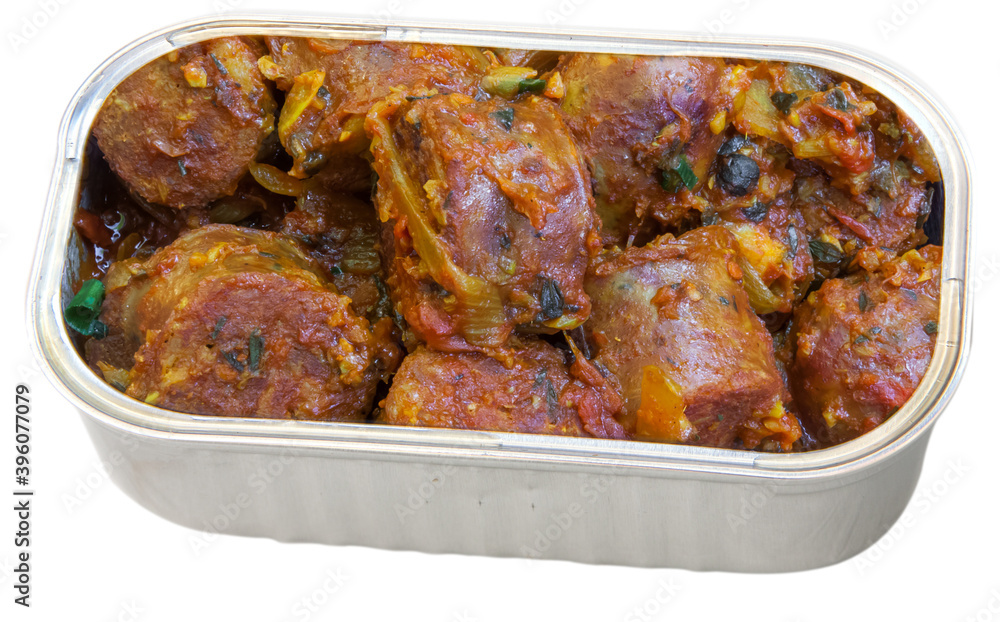 Rougail de saucisses créoles en conserves Stock Photo | Adobe Stock