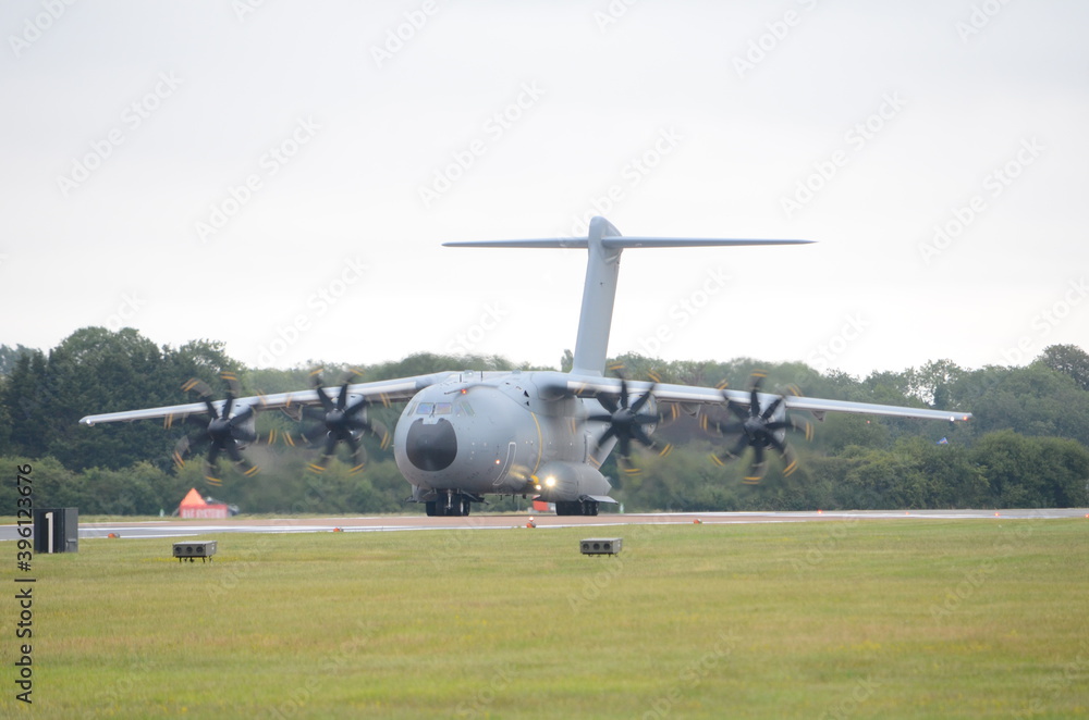 military aircraft A400m, heavy lift transport aircraft Stock Photo ...