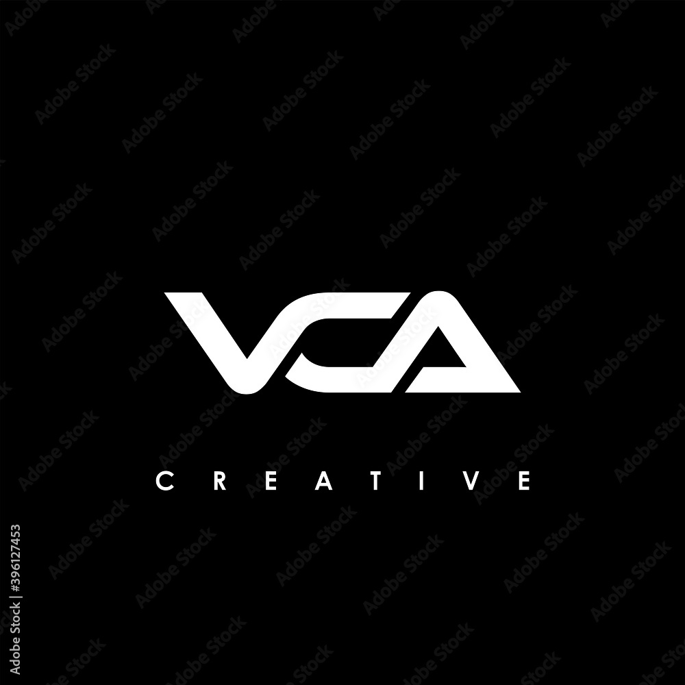 VCA Letter Initial Logo Design Template Vector Illustration Stock ...