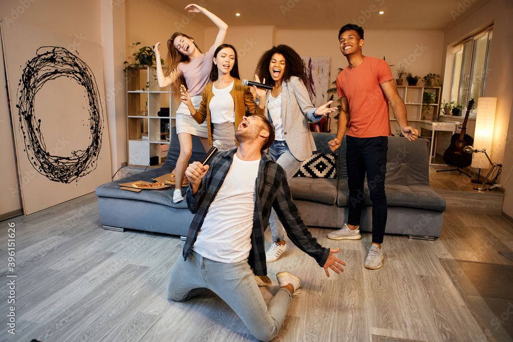 Vibrations for good fun. Full length shot of handsome young guy looking ...