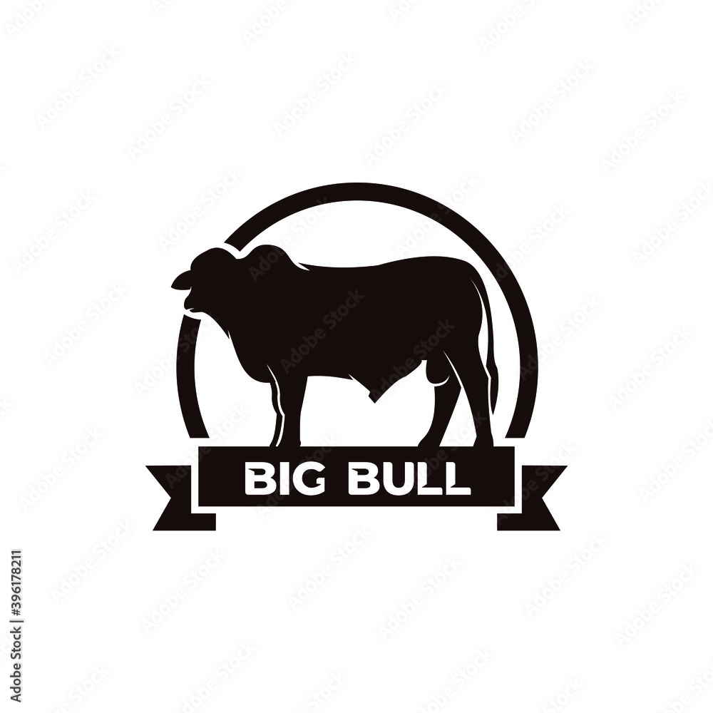 big bull strong icons logo, perfect for company mascots, vector ...
