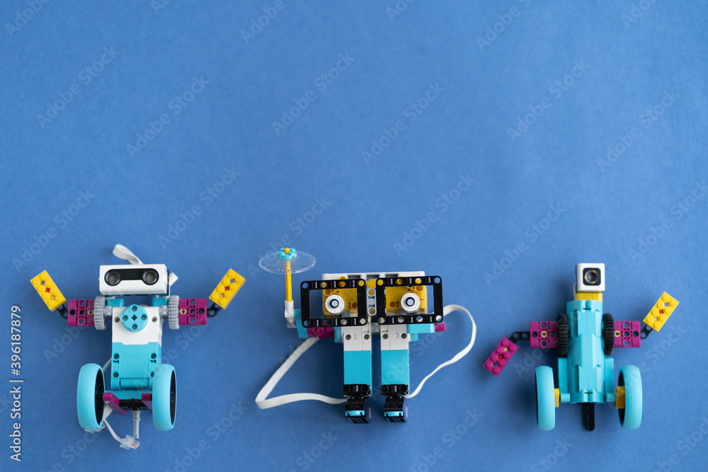 Minsk, Belarus. November, 2020. The new Spike Prime Lego robot. It can ...