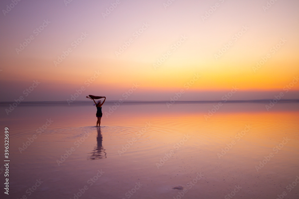 Beautiful Salt Lake Tuz Golu in Turkey. One of the largest salt lakes ...