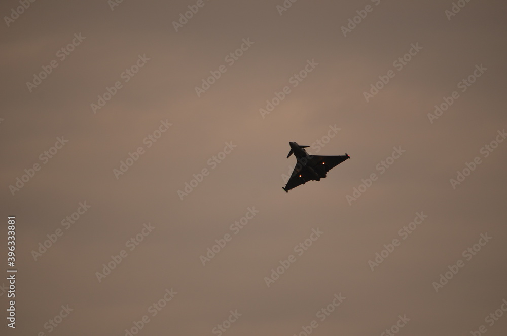 aircraft scramble, military conflict, RAF airfield Stock Photo | Adobe ...