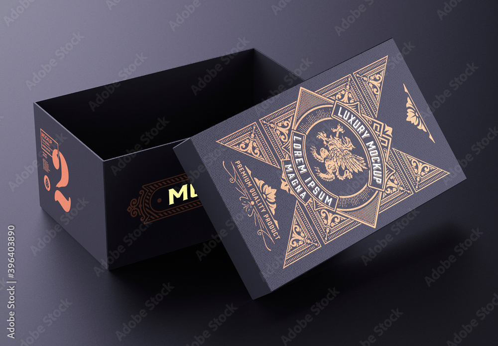 Vintage Box Design Layout Stock Template | Adobe Stock