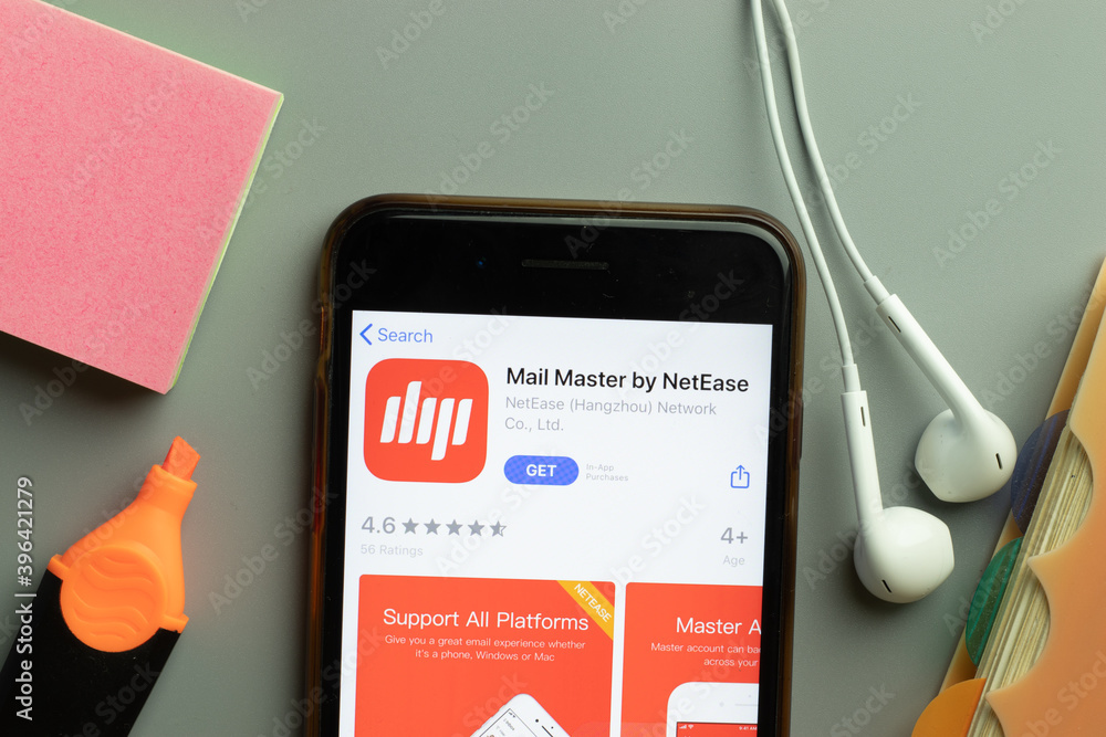 New York, USA - 1 December 2020: Mail Master by NetEase mobile app icon ...