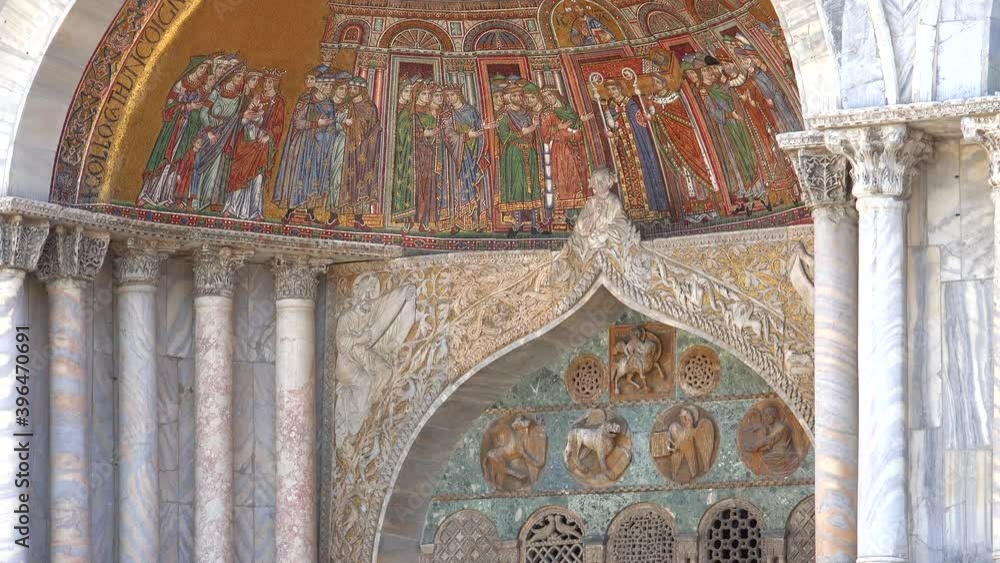 Medieval European Christian Murals.Monumental architecture and ...