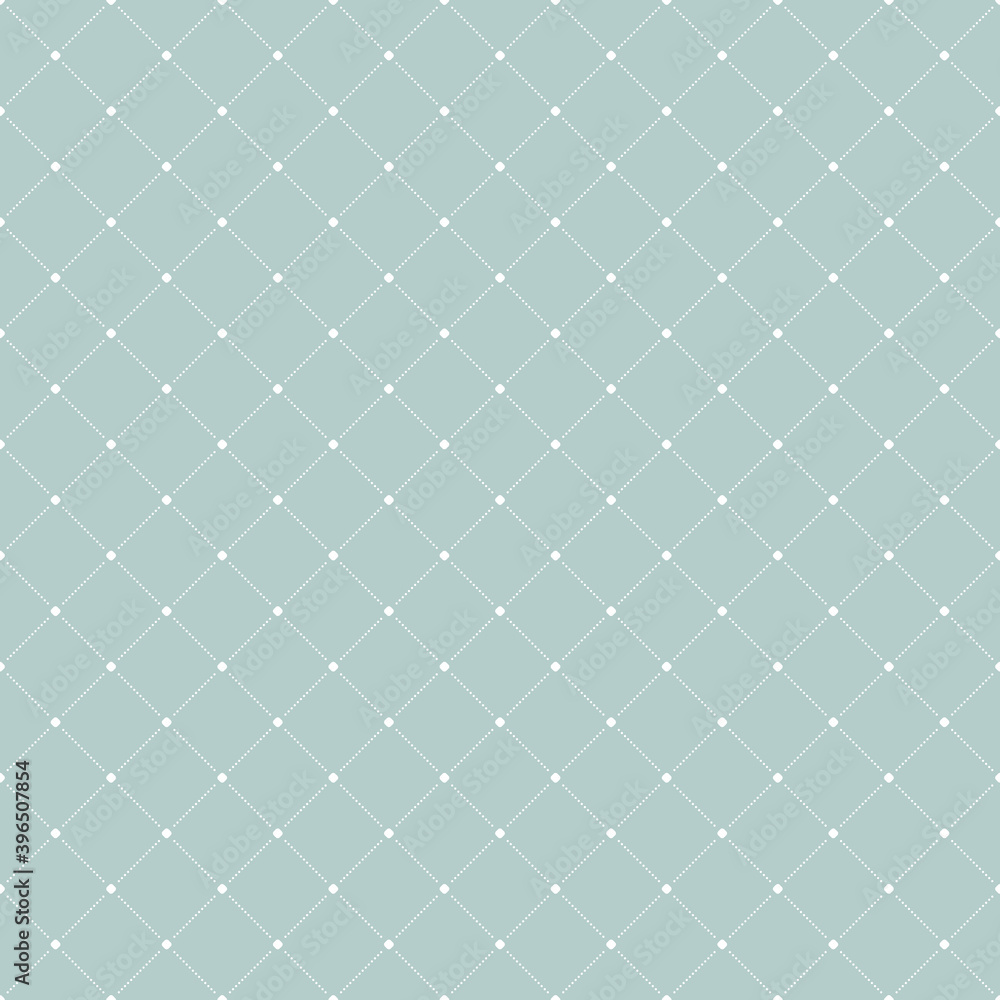 Geometric dotted pattern. Seamless abstract modern light blue and white ...