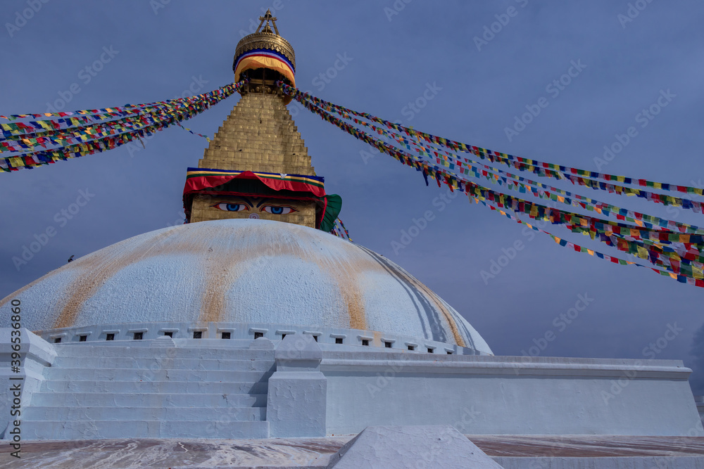 Boudhanath stupa is one of the largest stupa in the world, which is ...