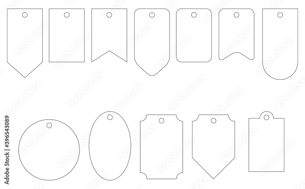 Label. Graphic icon label on a white background. Vector, cartoon ...