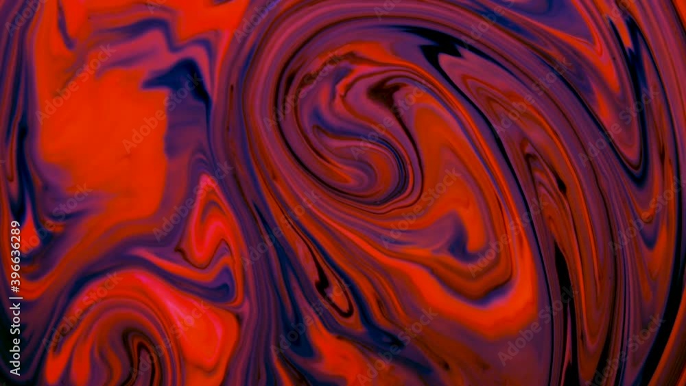 Vidéo Stock Abstract background, fluid art, ink in motion. Ink bloom ...