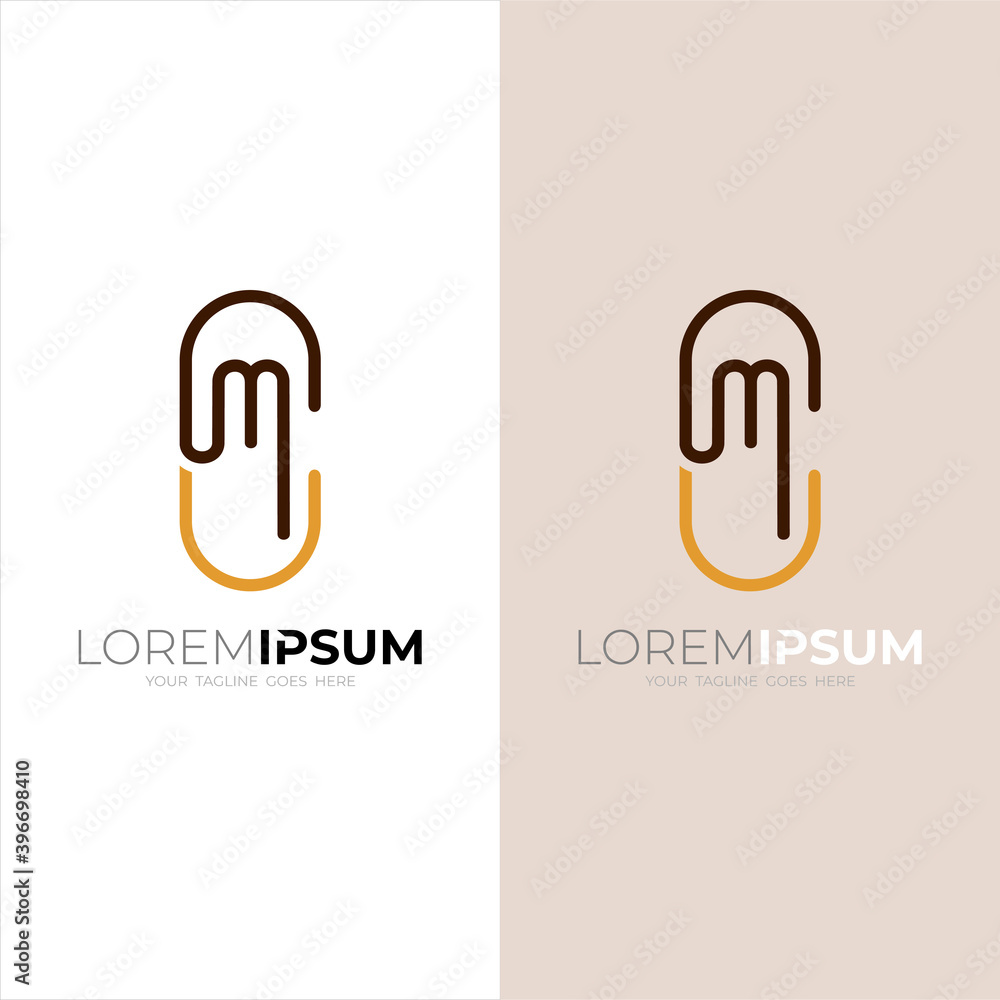 CM logo with line design template, simple line logos, capsule medicine ...
