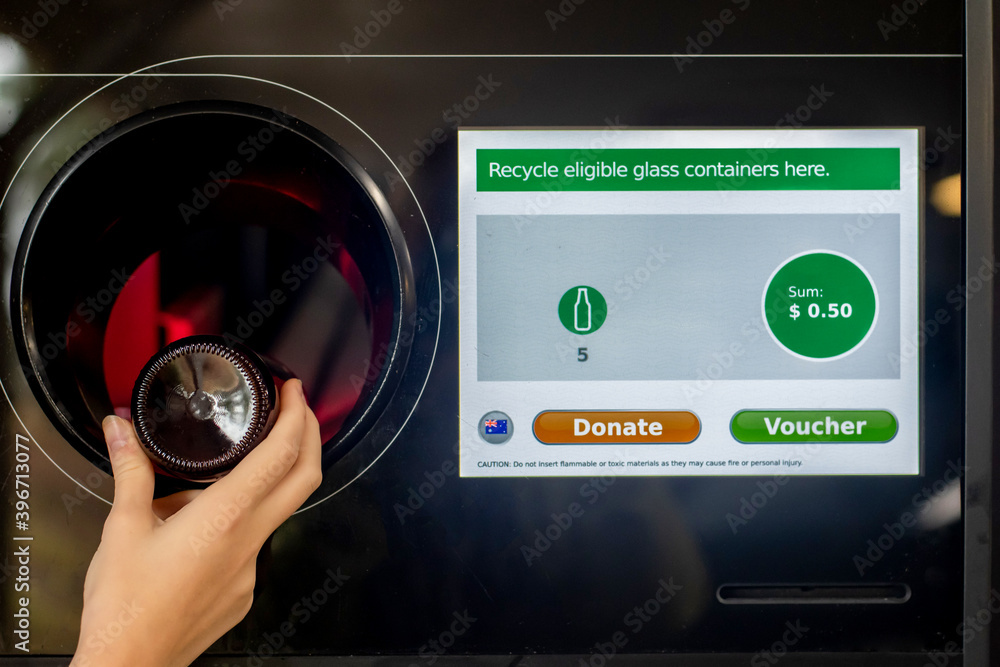 Sydney, Australia 2020-01-18. Return and Earn public return point for ...