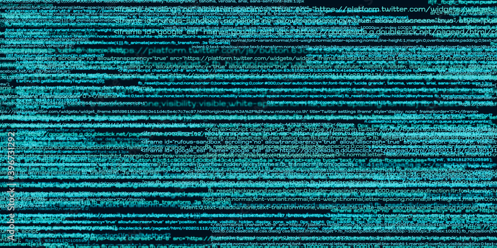 Digital Data Binary Data Code Terms Of Security Of Technology Information Concept Of Cyber