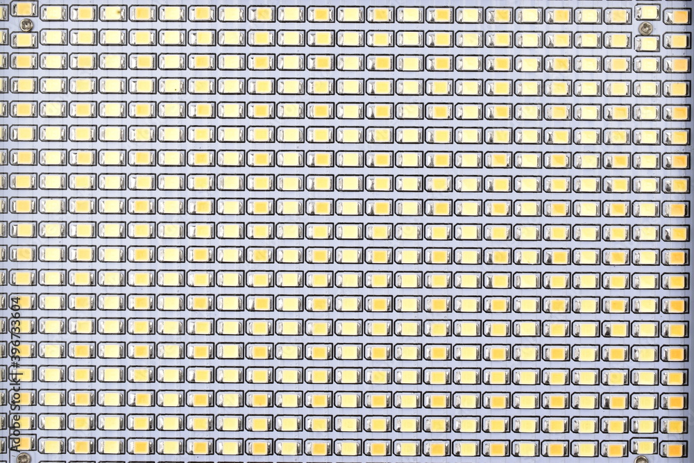 Closeup texture of led panel, led light texture background Stock Photo ...