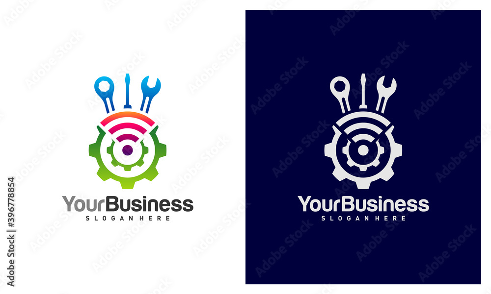 Smart Mechanic logo vector template, Creative Mechanic logo design ...