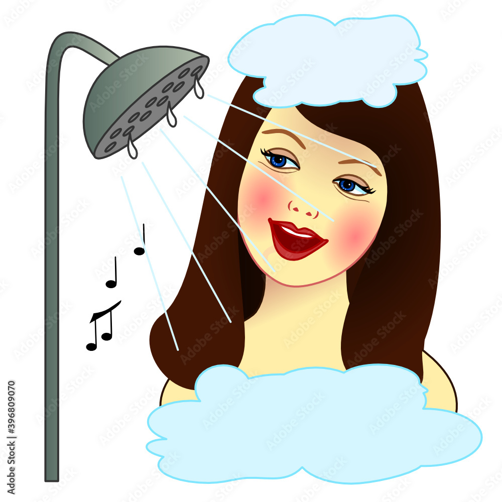 Singing Clip Art Head