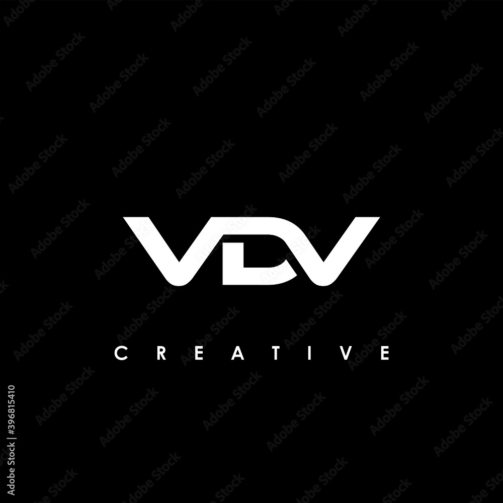VDV Letter Initial Logo Design Template Vector Illustration Stock ...
