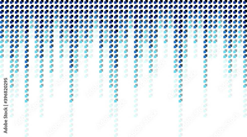 Fading pixel pattern background. Black and Blue pixel background ...