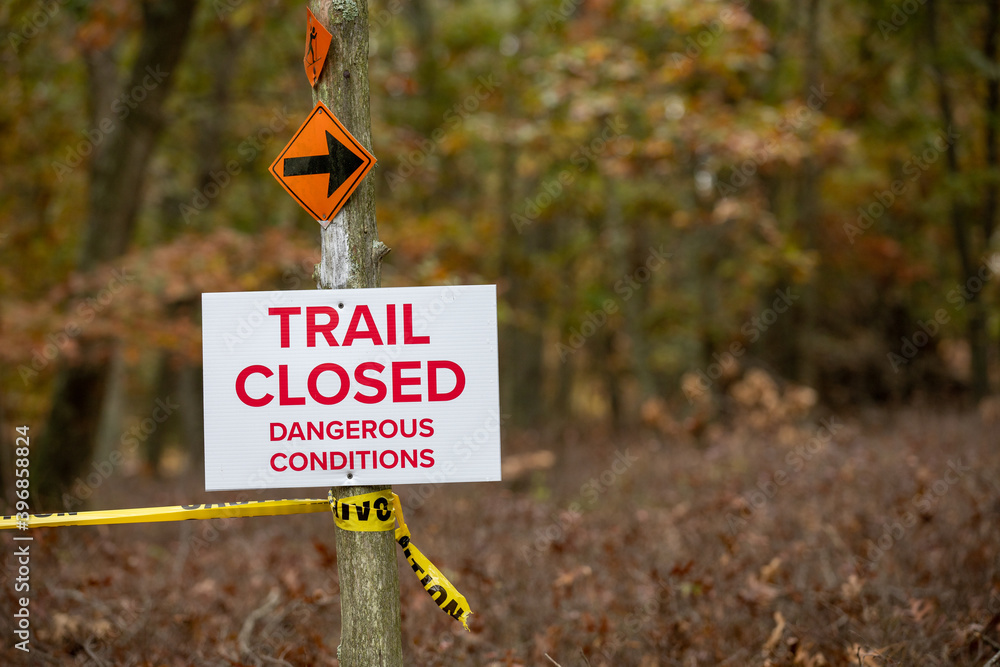 Hiking Warning Signs