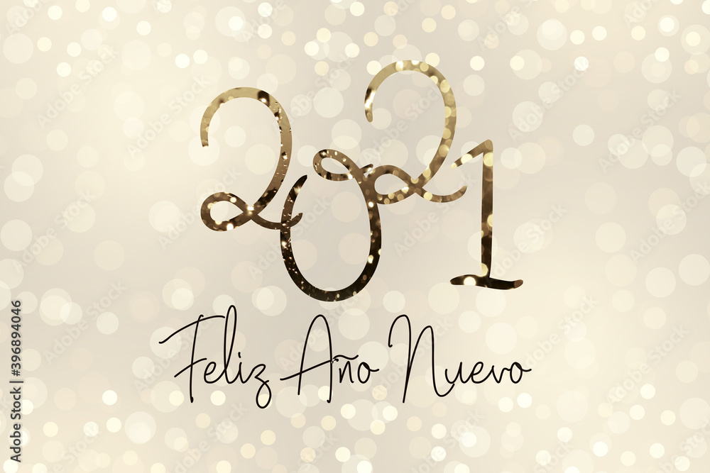Feliz Año Nuevo 2021 Stock Illustration | Adobe Stock