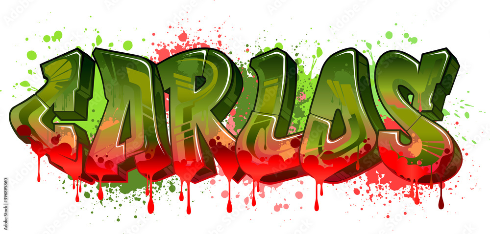 Carlos. Graffiti Name Design vector de Stock | Adobe Stock Carlos. Graffiti Name Design vector de Stock | Adobe Stock