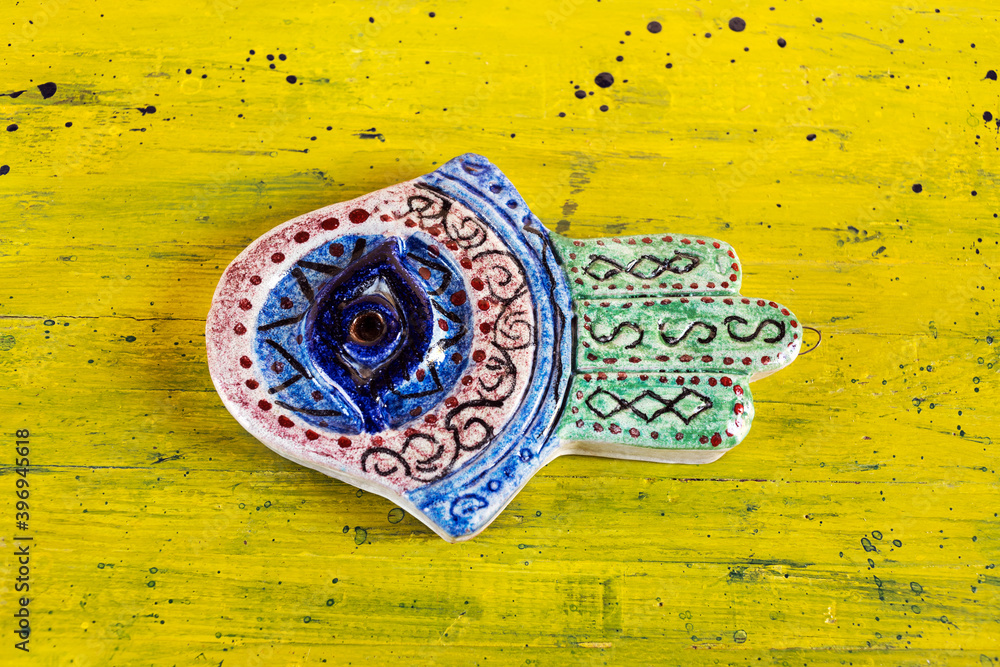 Hand of Fatima or the hand of Mary also known of (Khamsa ), made of ...