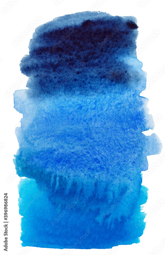Abstract watercolor banner. Bright hand drawn gradient strip background ...