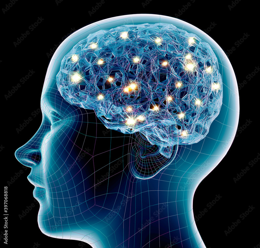 Digital consciousness, brain potential. Ideas and innovation. Free your ...