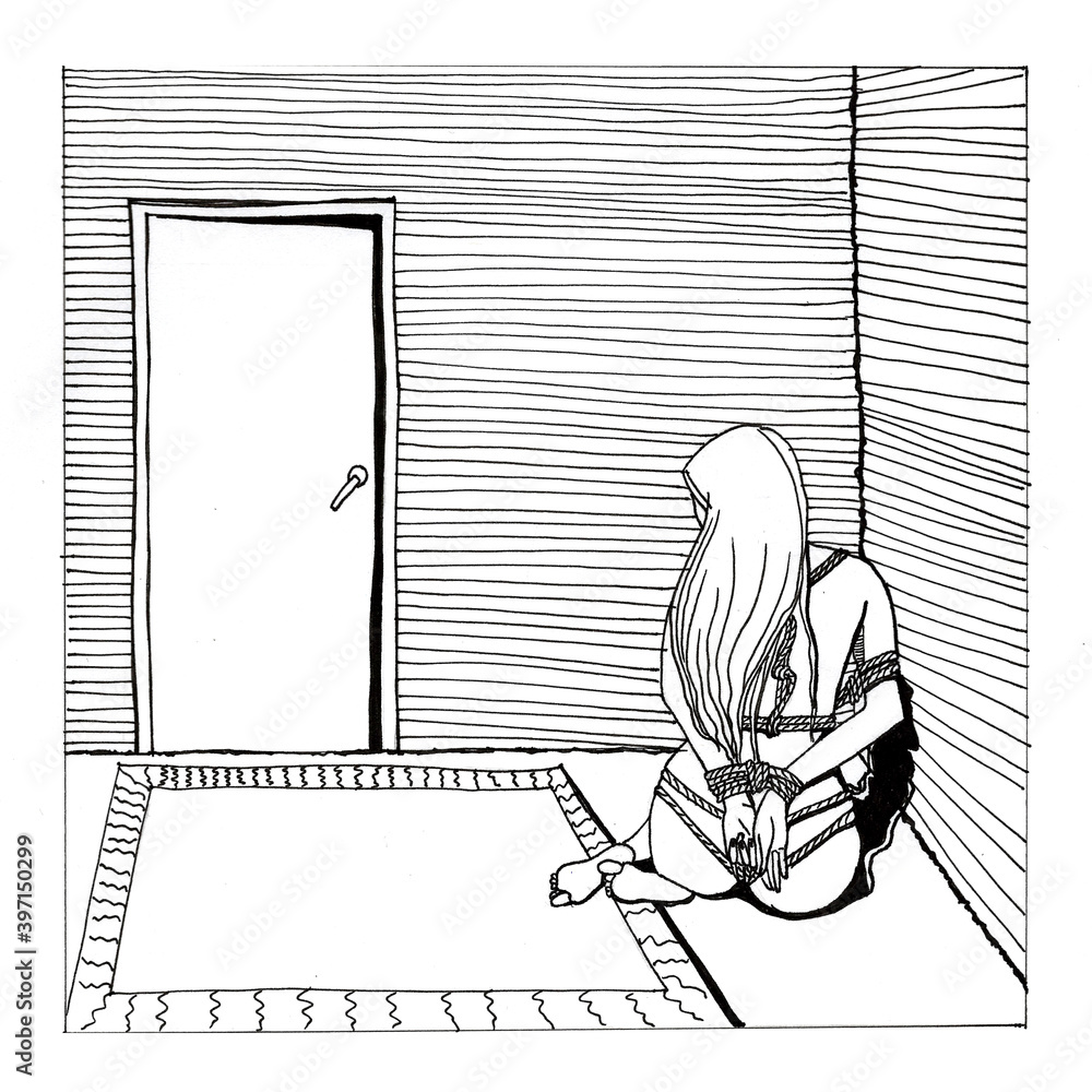 Tied girl is arrested in empty room, woman was delayed and captivated ...