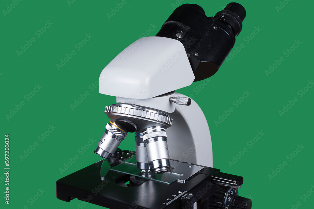 Light microscope for observation of biopsy, anatomy or histology ...