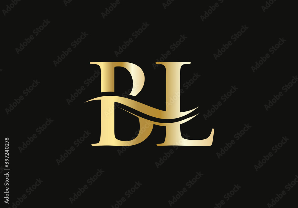 BL Letter Linked Logo for business and company identity. BL logo design ...